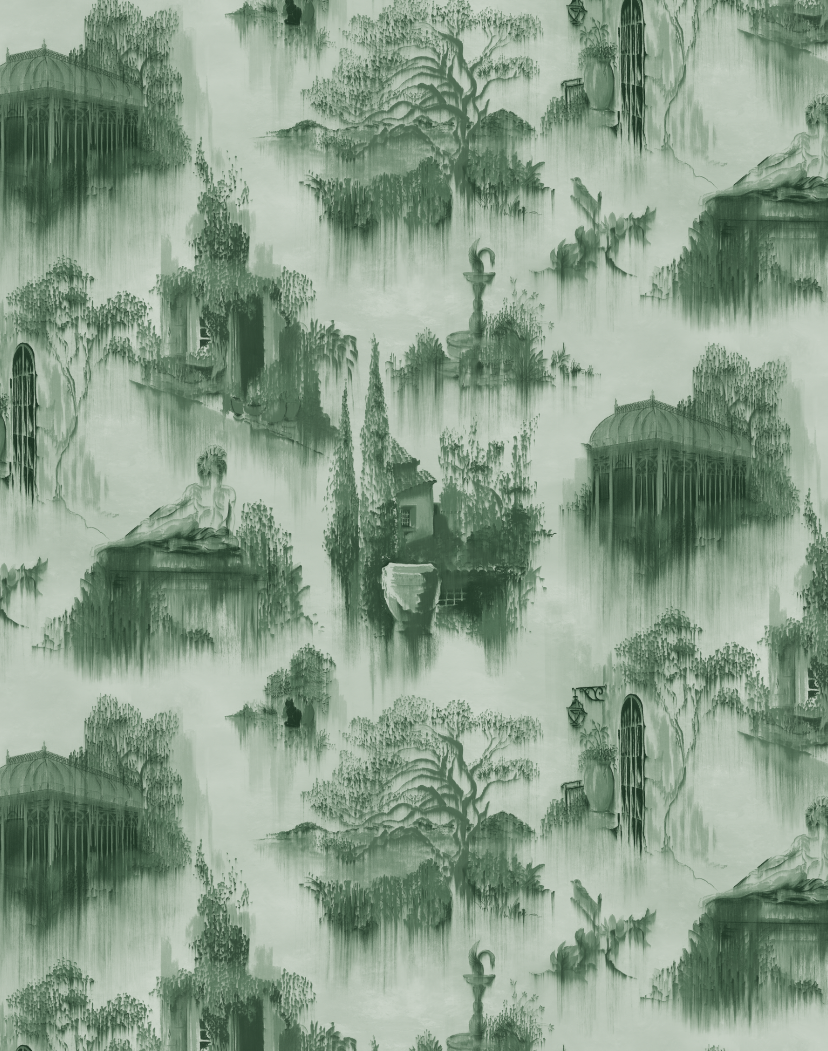 Amelia Toile, Cypress – The Pattern Collective