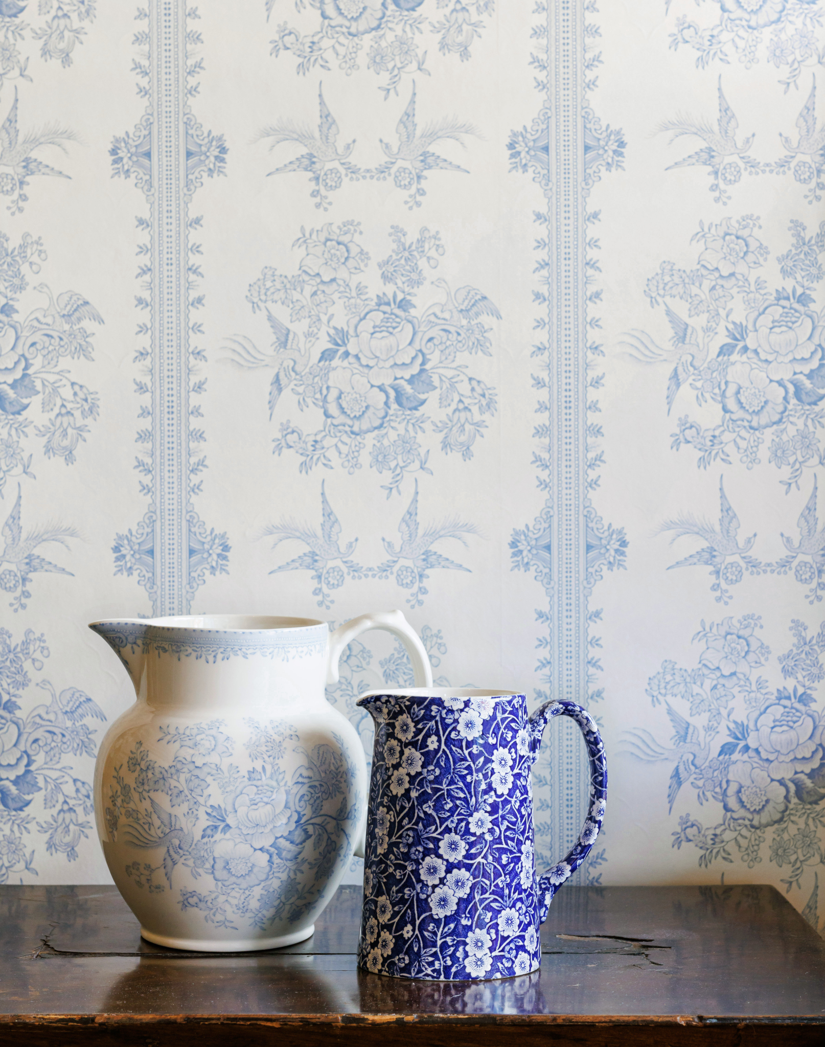 Asiatic Pheasant, China Blue – The Pattern Collective