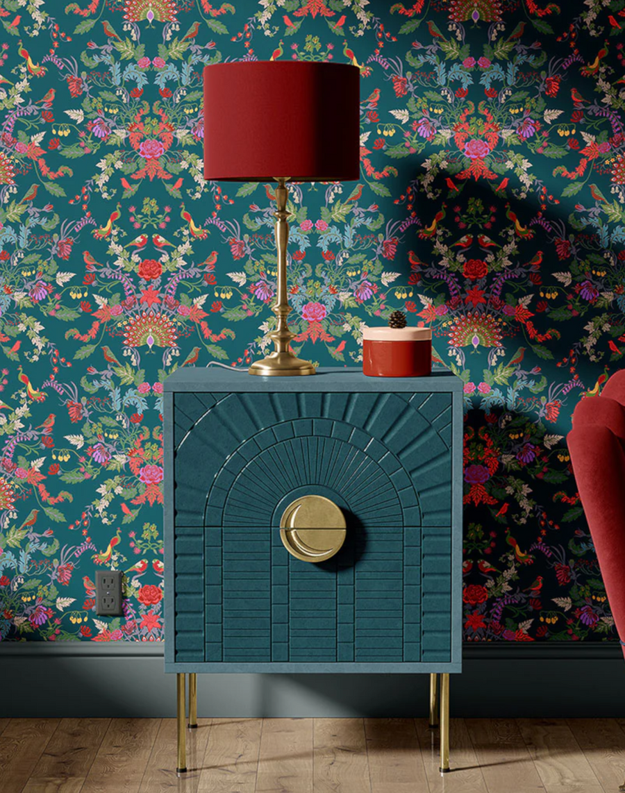 Aviana, Gala Teal – The Pattern Collective