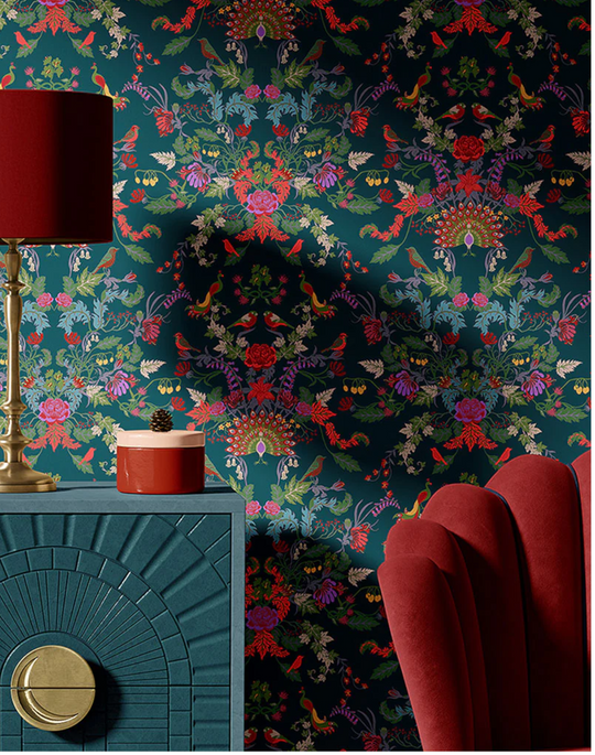 Aviana, Gala Teal – The Pattern Collective