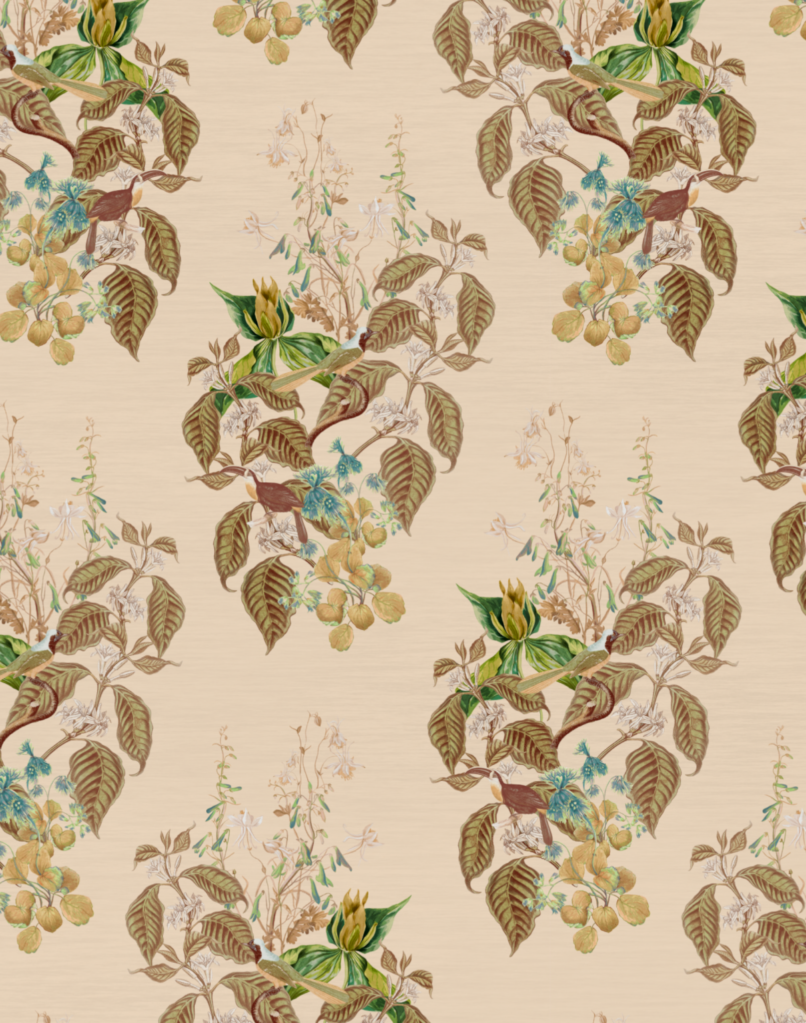 Aviary Isle, Ecru Vinyl – The Pattern Collective