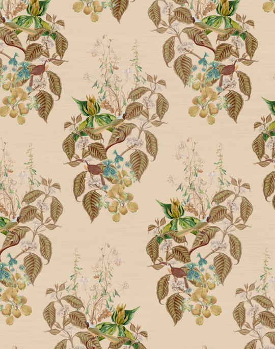 Aviary Isle, Ecru Vinyl – The Pattern Collective