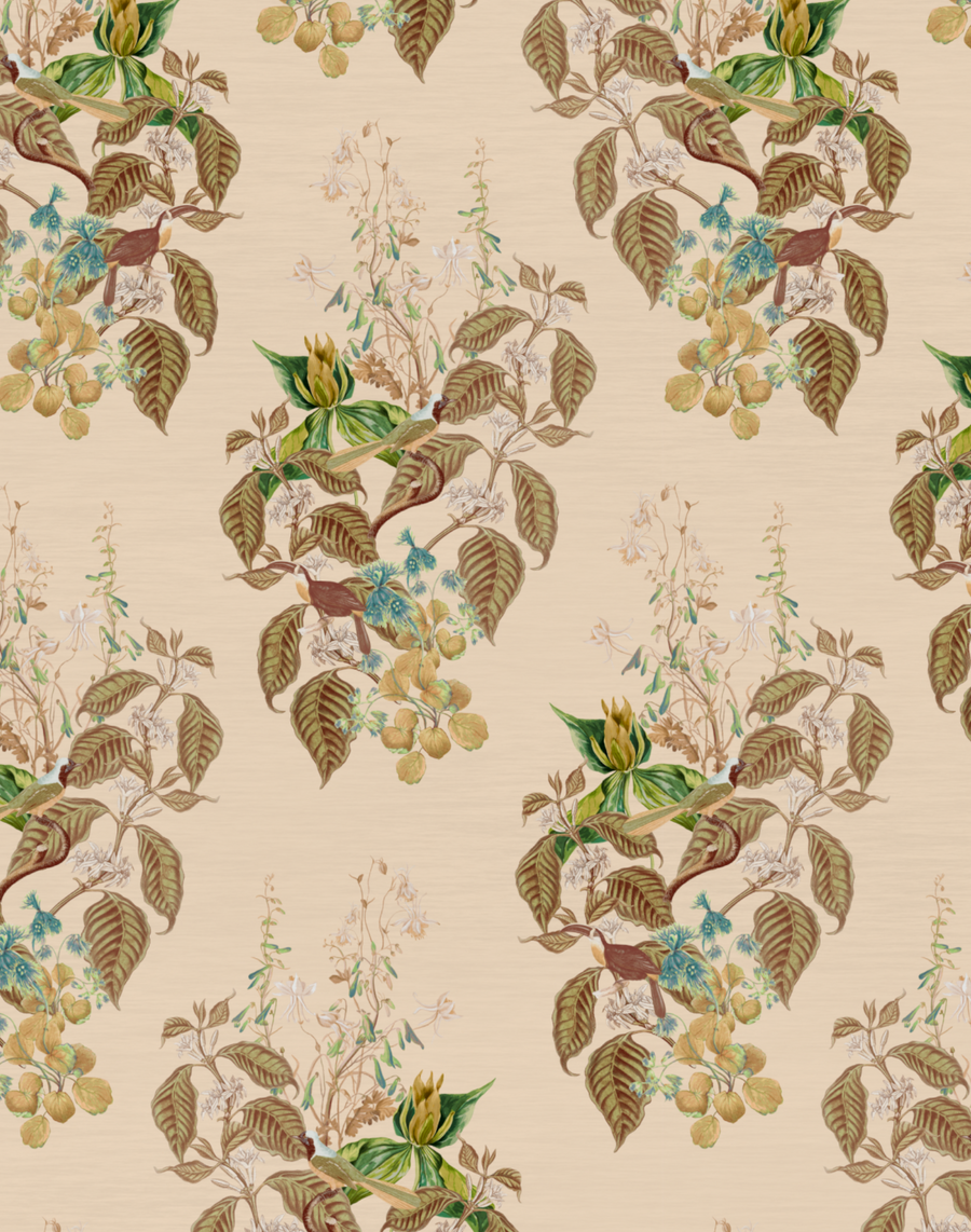 Aviary Isle, Ecru Vinyl – The Pattern Collective