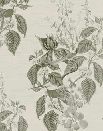 Aviary Isle, French Grey – The Pattern Collective