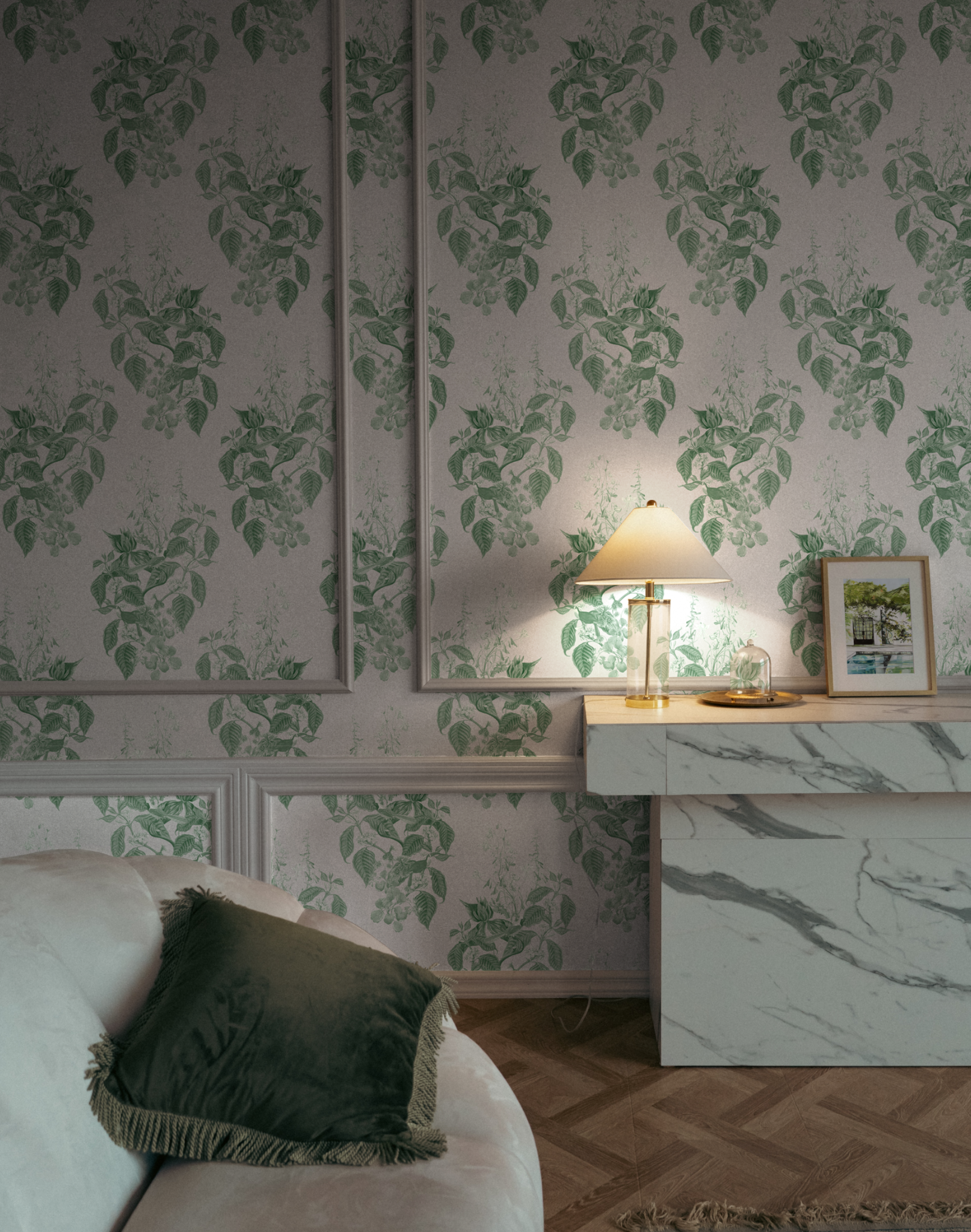 Aviary Isle, Leaf – The Pattern Collective