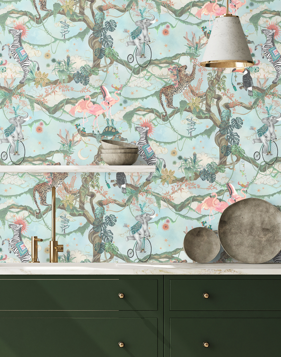 BALANCING ACT GREEN SKY – The Pattern Collective