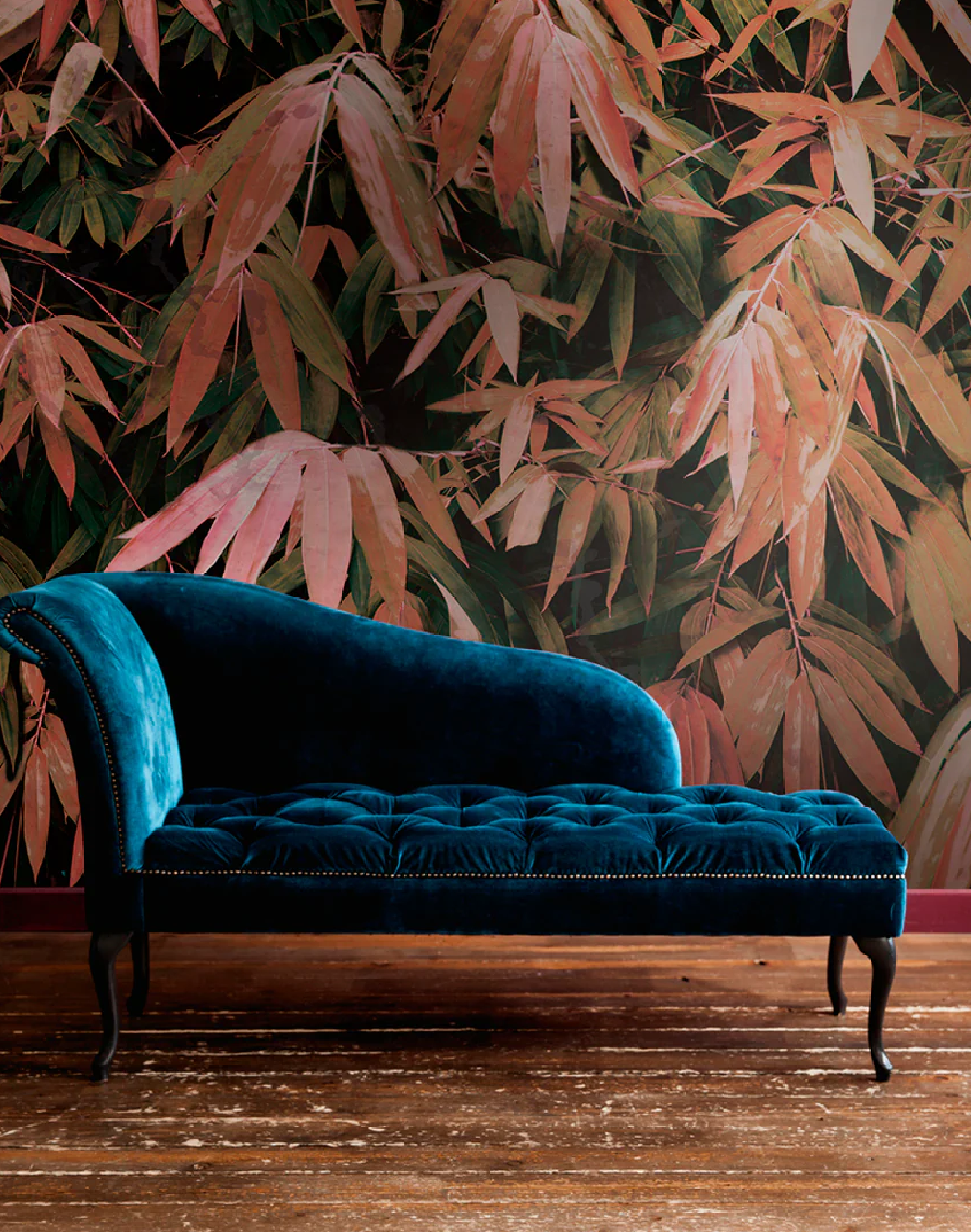 Bamboo Breeze - Red, PM165-05 – The Pattern Collective