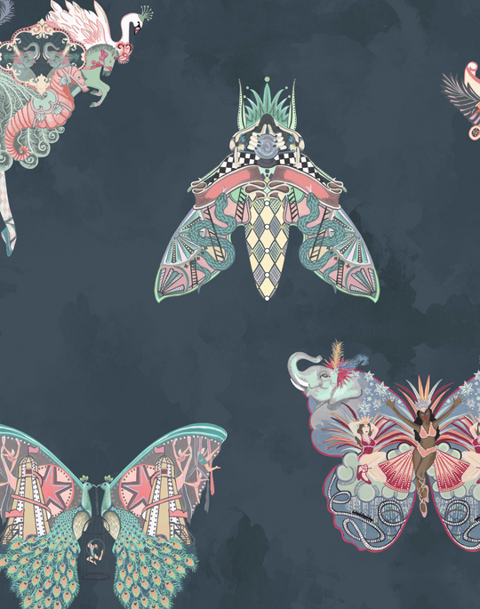 BUTTERFLY EFFECT NAVY – The Pattern Collective