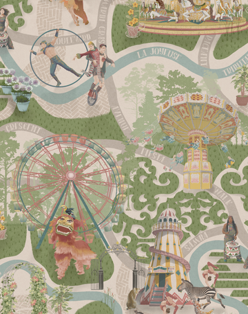 CARNIVAL MAP GRASS GREEN – The Pattern Collective