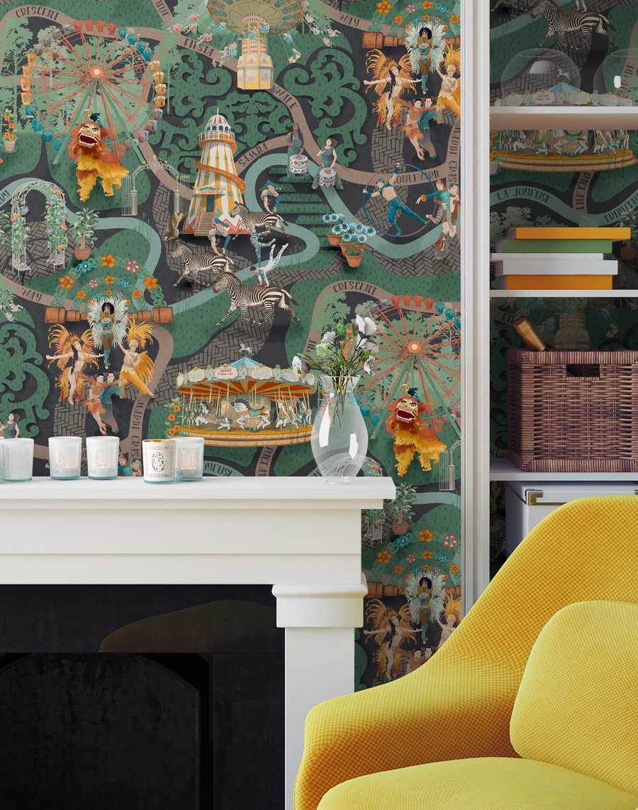 CARNIVAL MAP JADE – The Pattern Collective