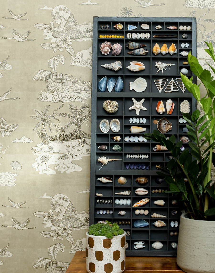 Castaway, Greige – The Pattern Collective