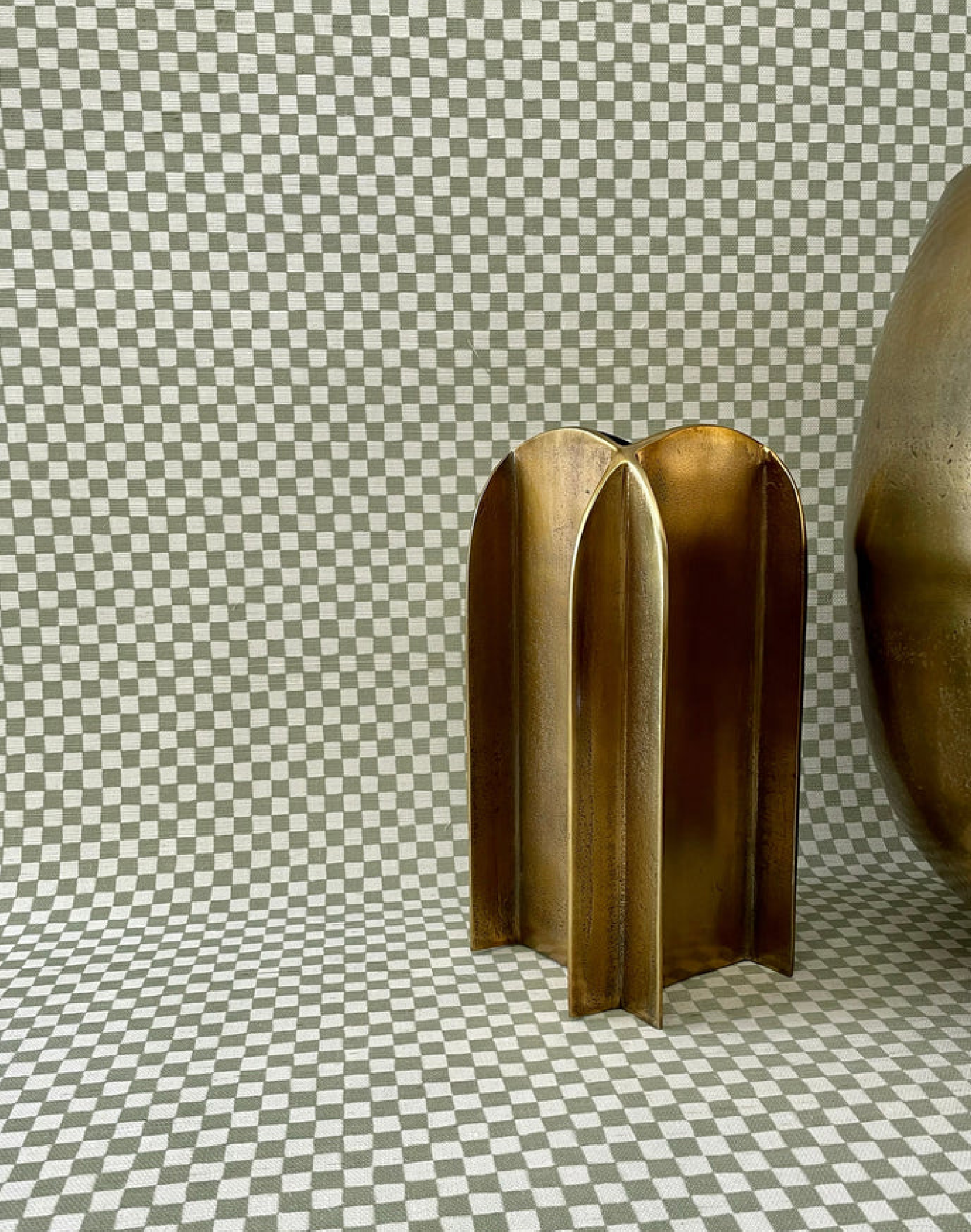 Checker, Olivine – The Pattern Collective