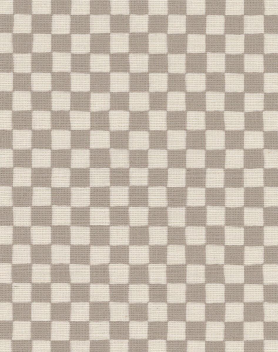 Checker, Taupe – The Pattern Collective