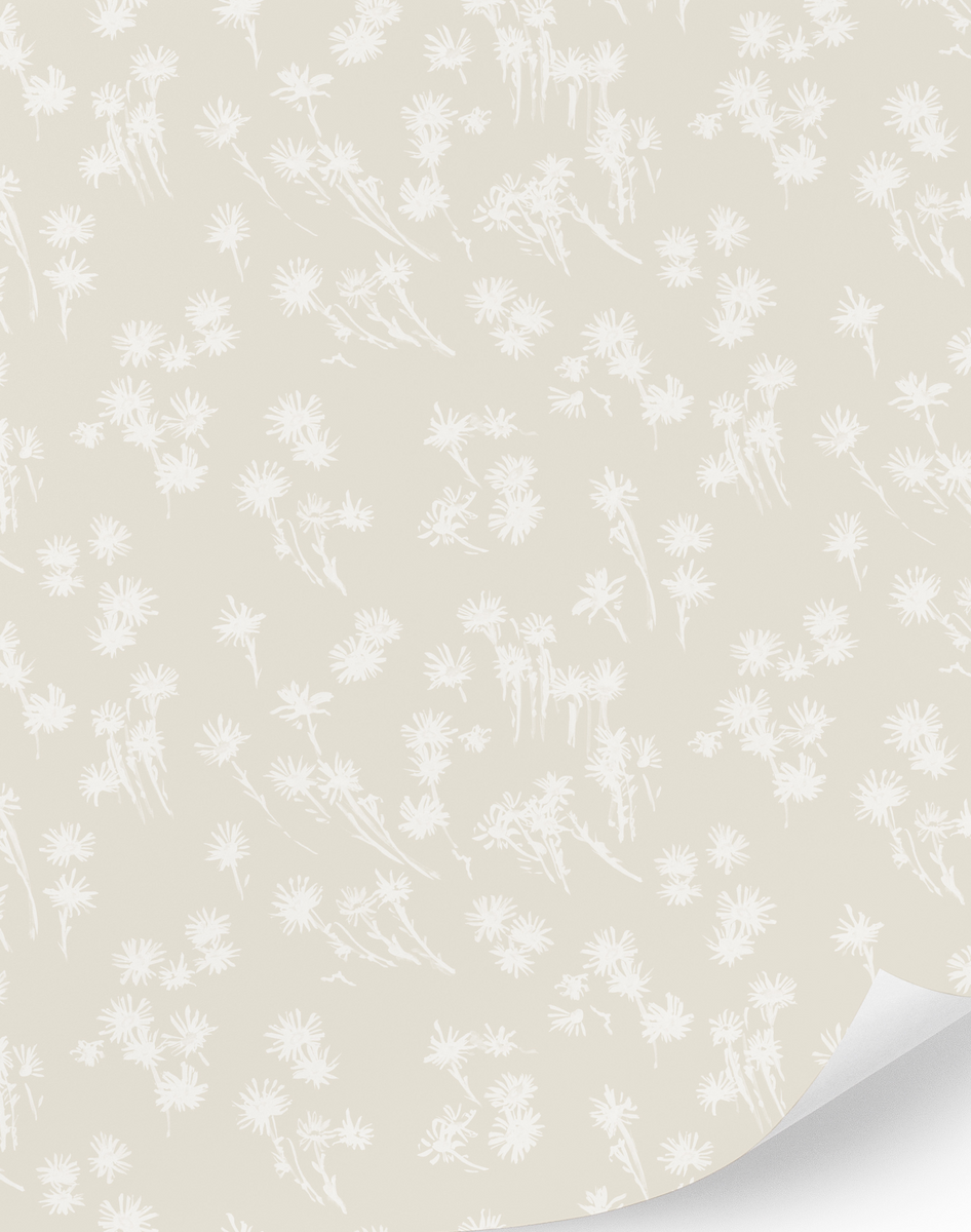 Dancing Daisies, Linen – The Pattern Collective