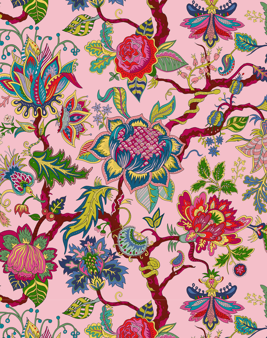 Eden, Rose-Pink – The Pattern Collective