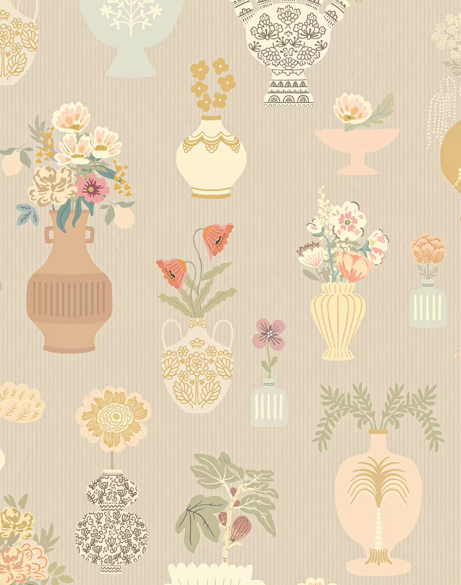 Floral Daiquiri, Misty Gray 901-01 – The Pattern Collective