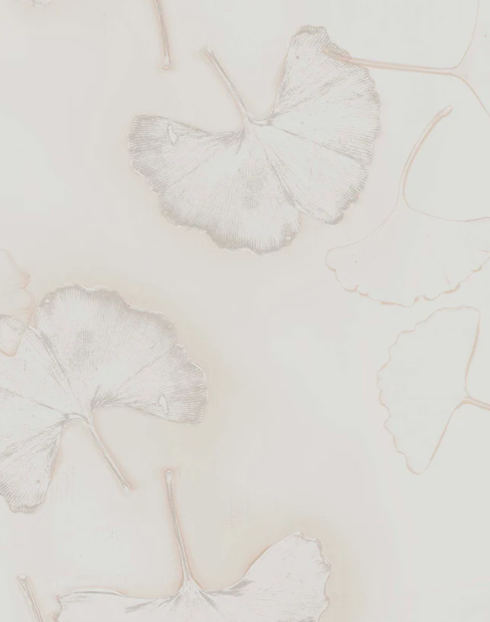 Ginkgo Dream, Cream – The Pattern Collective