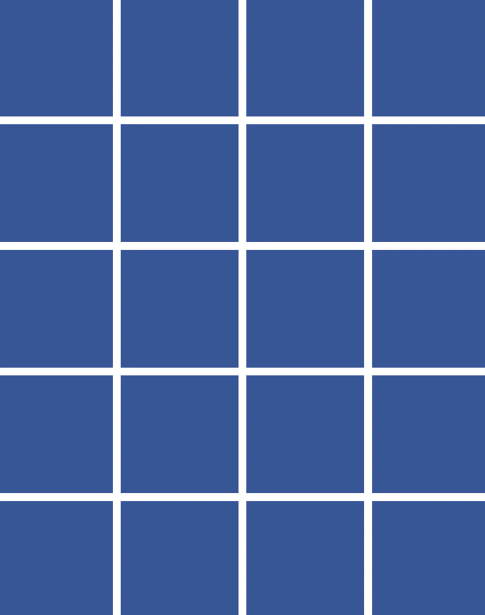 Grid - Small Thin, Line: White | Background: Blue – The Pattern Collective