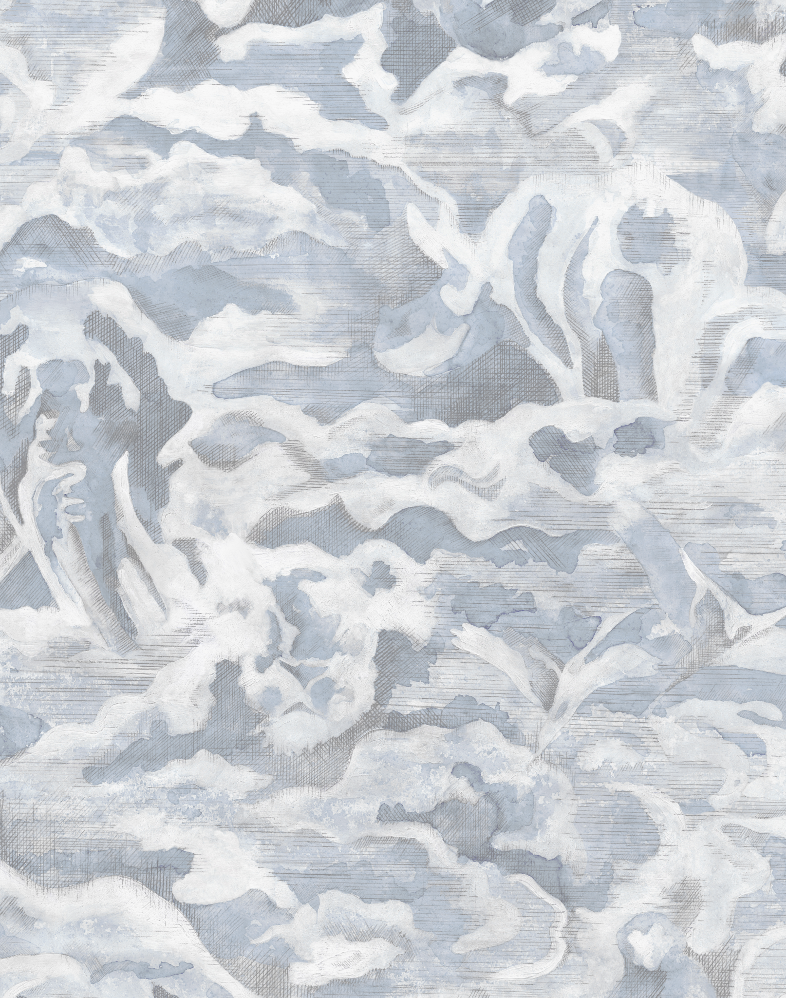 HIDDEN CLOUDS PASTEL BLUE – The Pattern Collective
