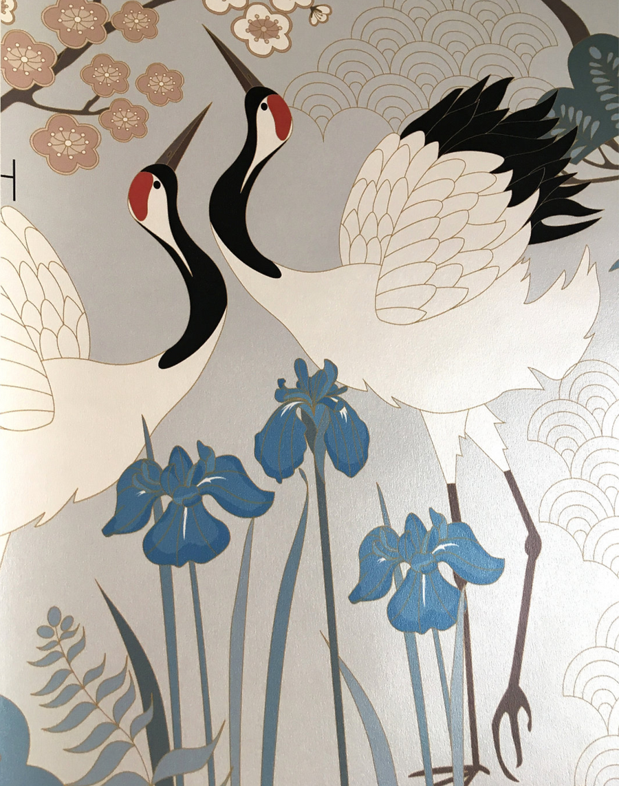 Japanese Garden, Gray – The Pattern Collective