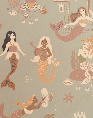 Mermaid Reef, Ocean Blue – The Pattern Collective