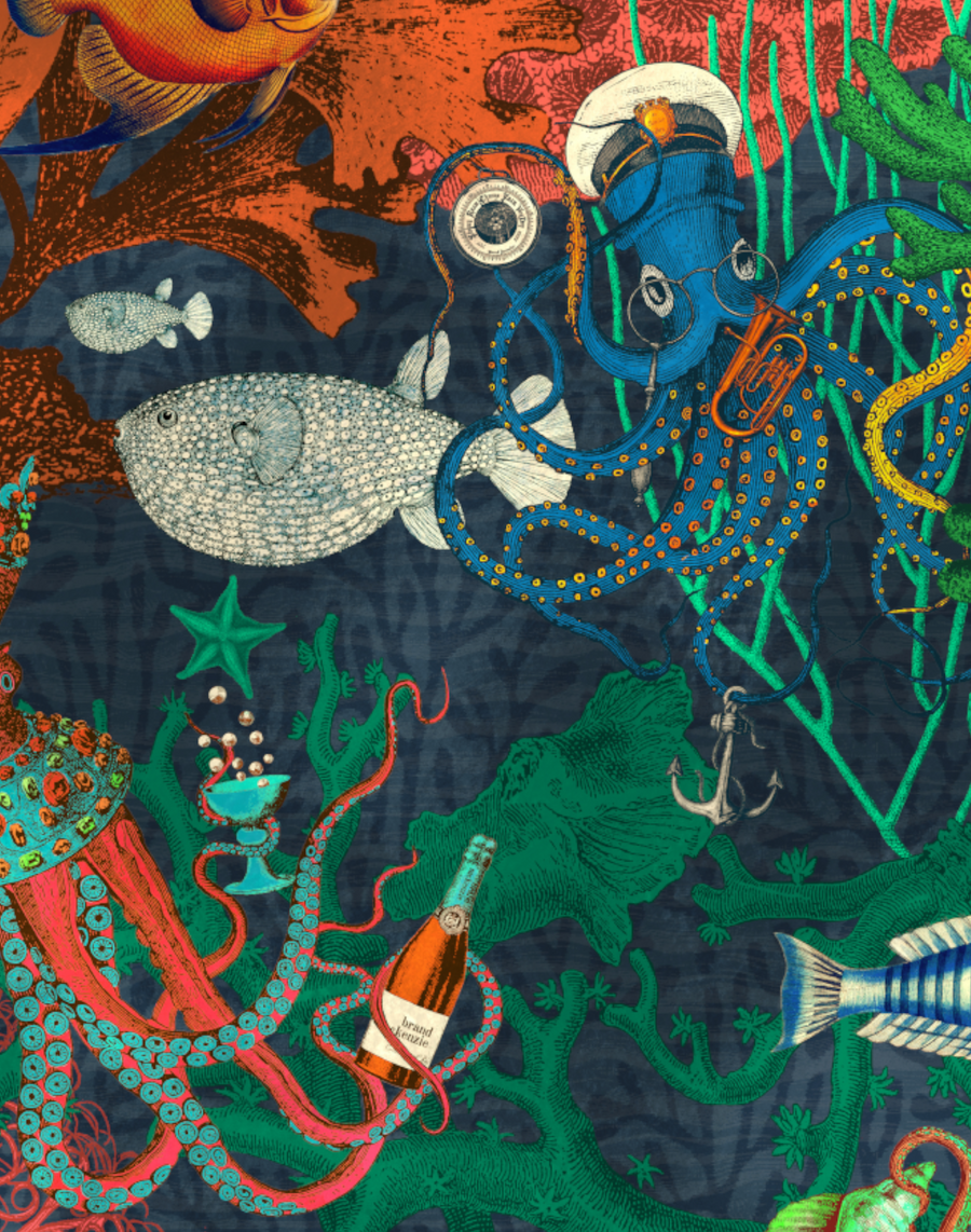 OCTOPUS EMERALD CORAL – The Pattern Collective