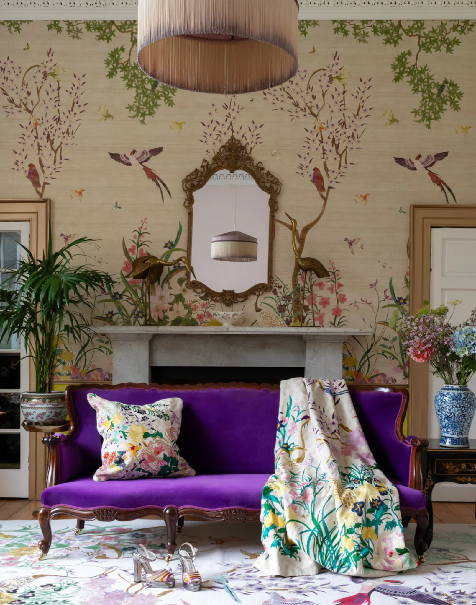 One Hundred Birds One Hundred Flowers – The Pattern Collective