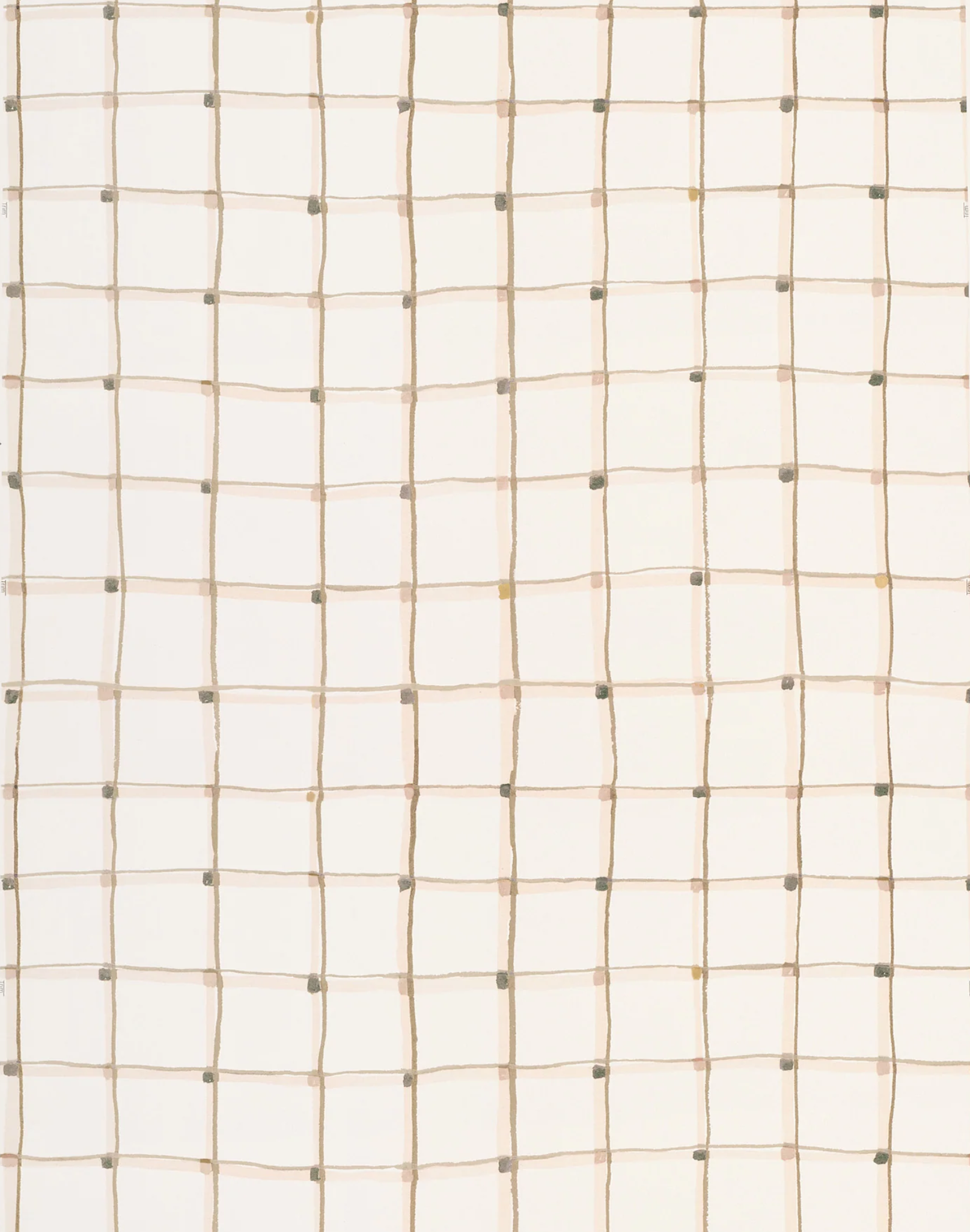Painted Grid, Charcoal – The Pattern Collective