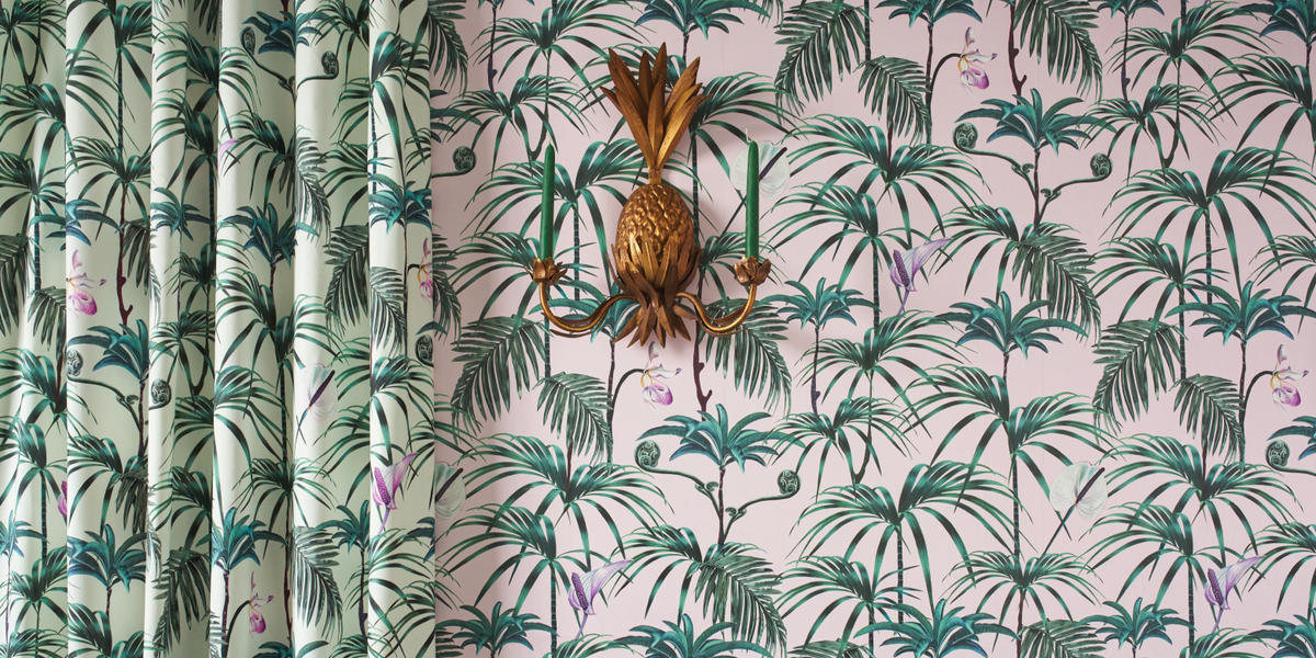 Bel Air Blossom, Azure Velvet Fabric – The Pattern Collective