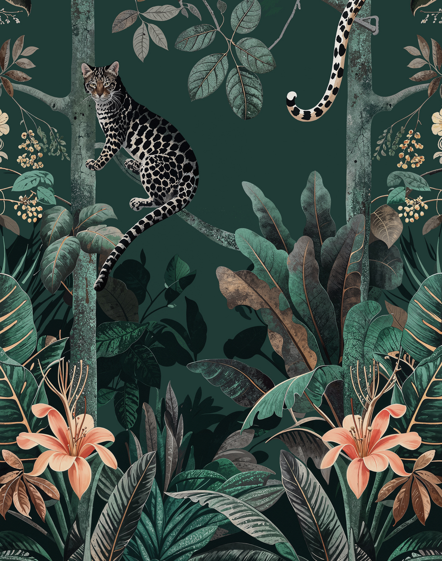 Panthera, Green – The Pattern Collective