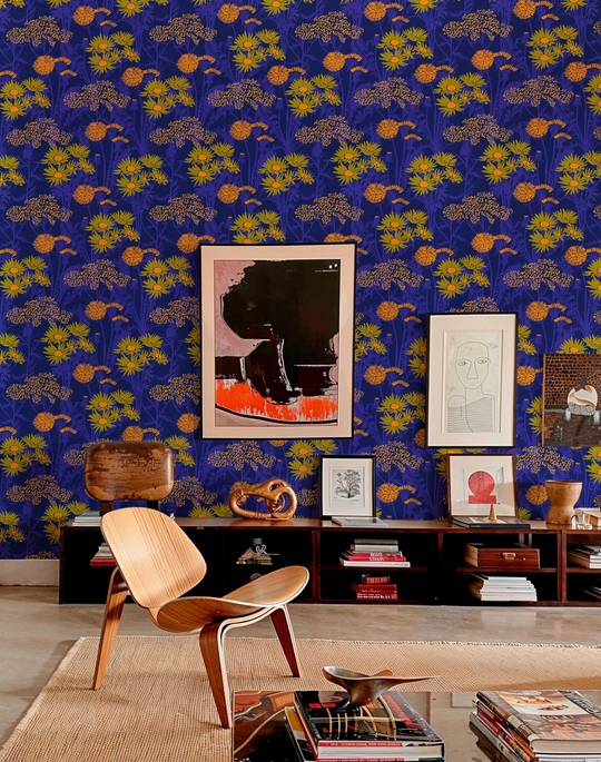 Picnic, Cobalt C00104N – The Pattern Collective