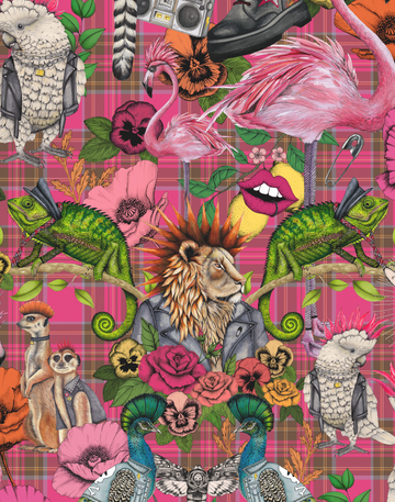 PUNK ROCKS HOT PINK – The Pattern Collective