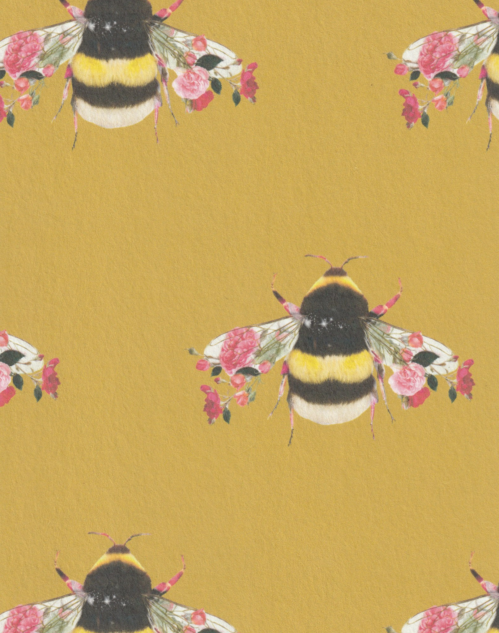 Single Bee, Mustard – The Pattern Collective