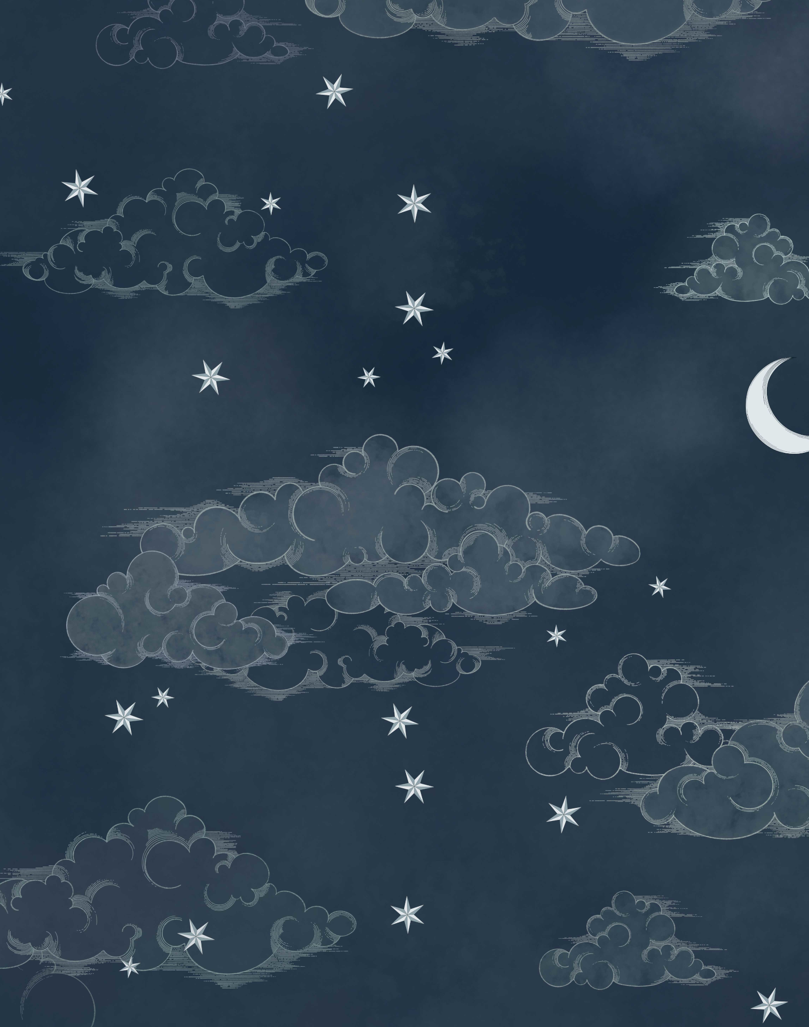 STARRY CLOUDS NIGHTFALL – The Pattern Collective