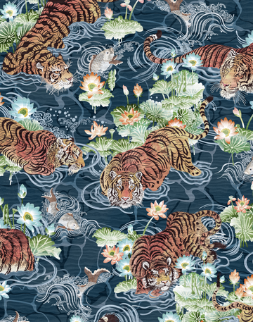 TIGER LILY, MIDNIGHT – The Pattern Collective