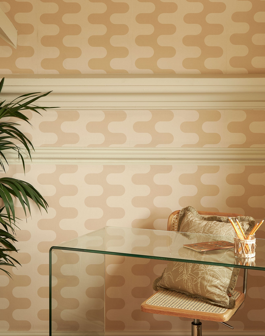 Wave, Sepia – The Pattern Collective