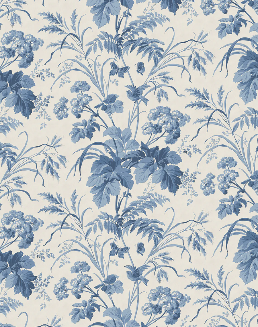 Where the Wild Flowers Grow, Blue – The Pattern Collective