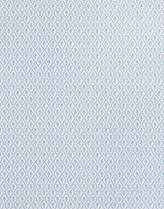 Wild Strawberry Trellis, China Blue – The Pattern Collective