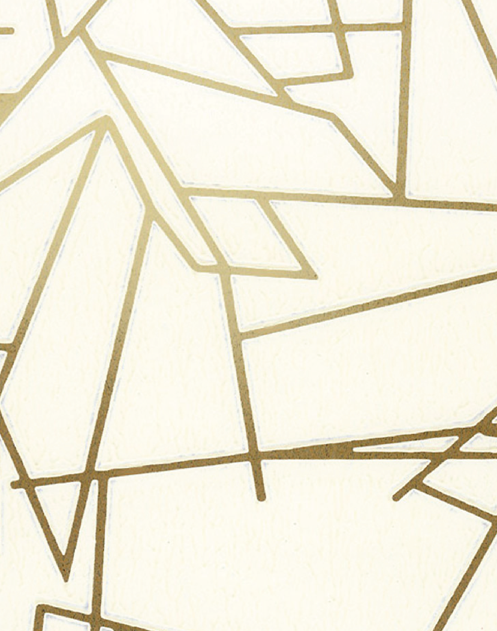 Angles, Cream & Gold – The Pattern Collective