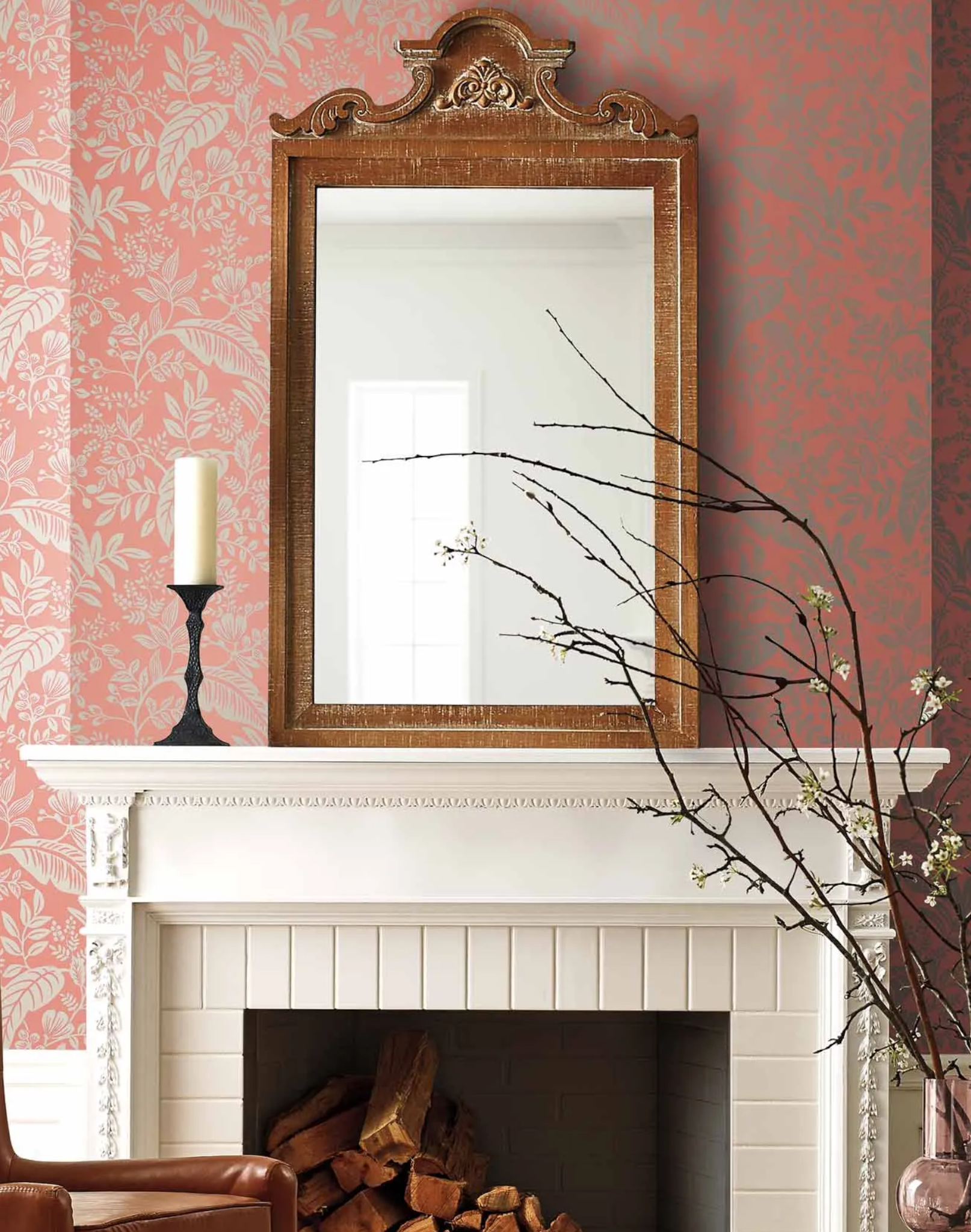 Canopy, Rose and Metallic Silver RI5135 – The Pattern Collective