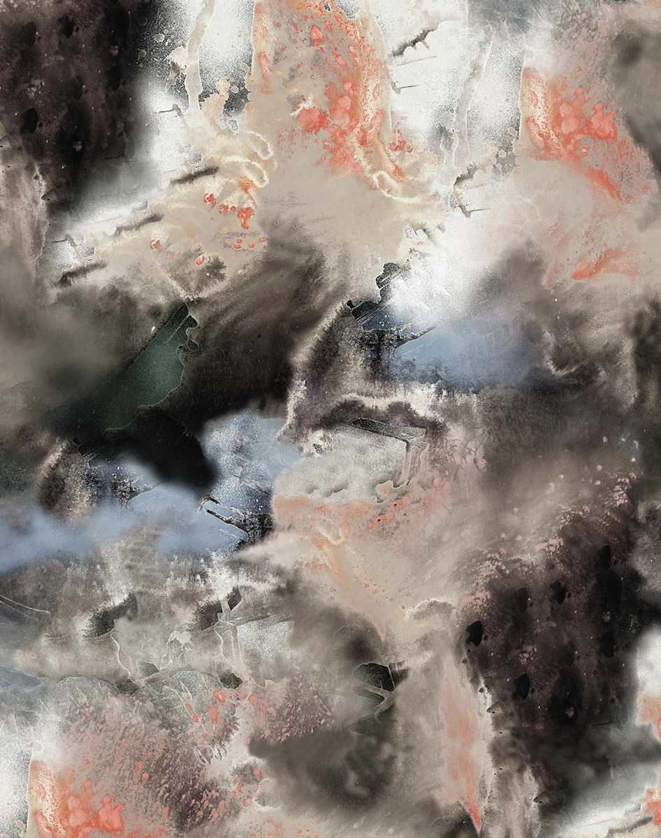 Cloudbusting, Peach – The Pattern Collective