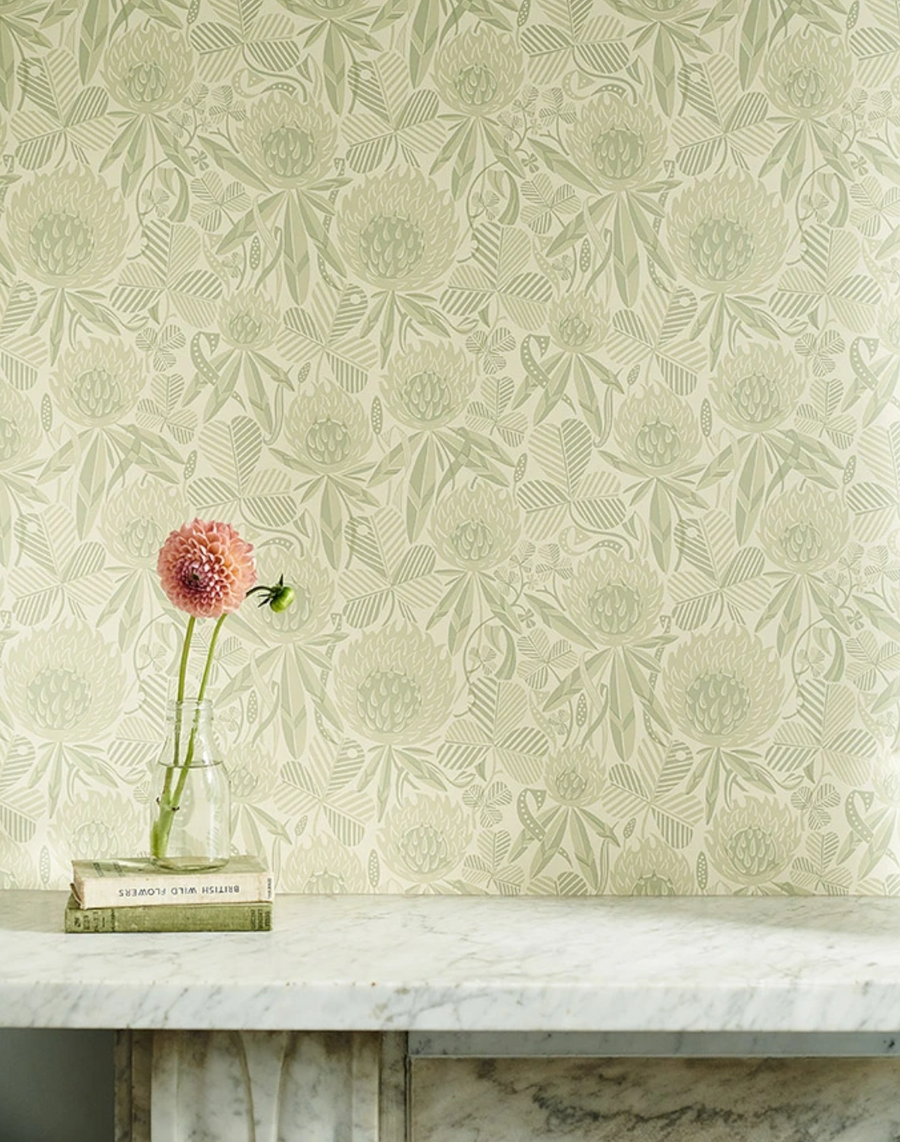 Clover, Light Greens – The Pattern Collective