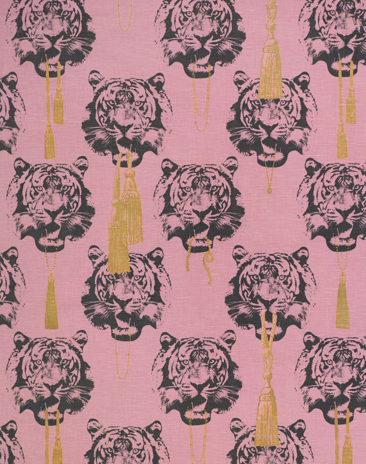 Coco Tiger Fabric, Pink – The Pattern Collective
