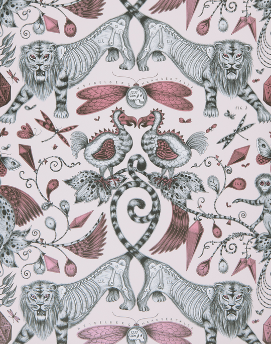 Extinct, Pink W0100-05 – The Pattern Collective