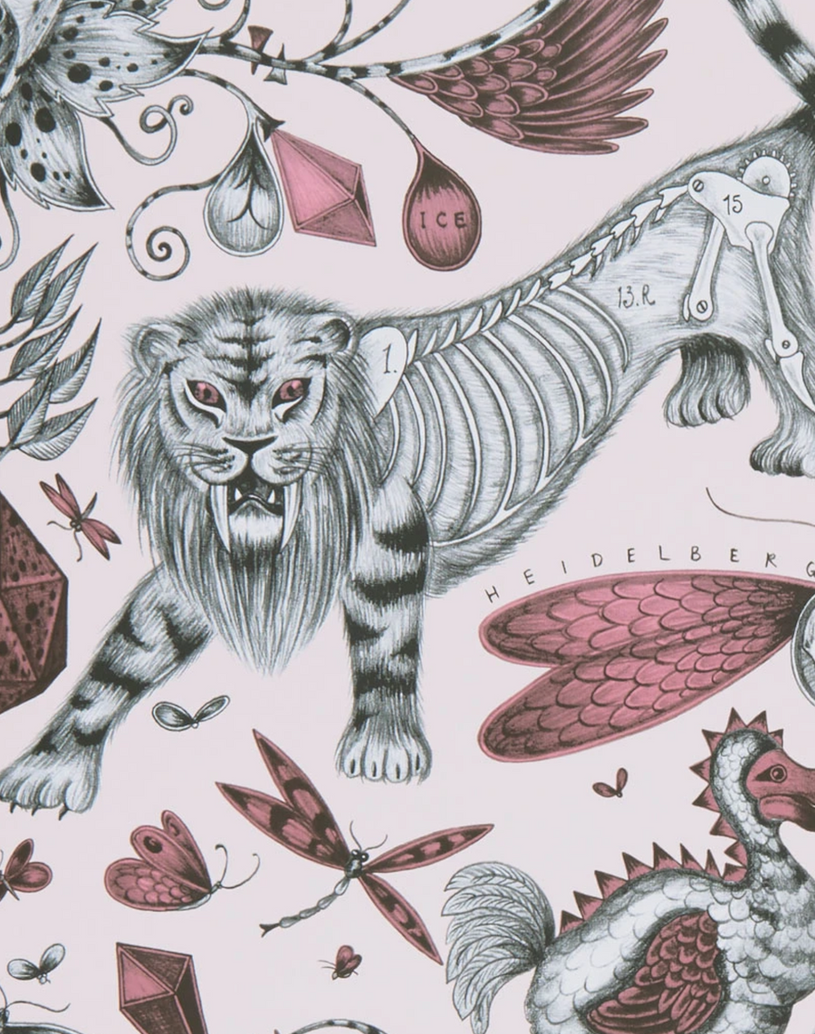 Extinct, Pink W0100-05 – The Pattern Collective