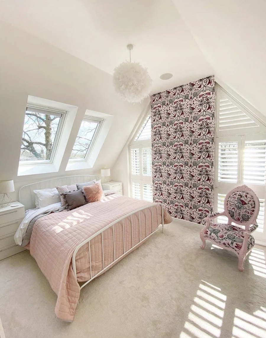 Extinct, Pink W0100-05 – The Pattern Collective