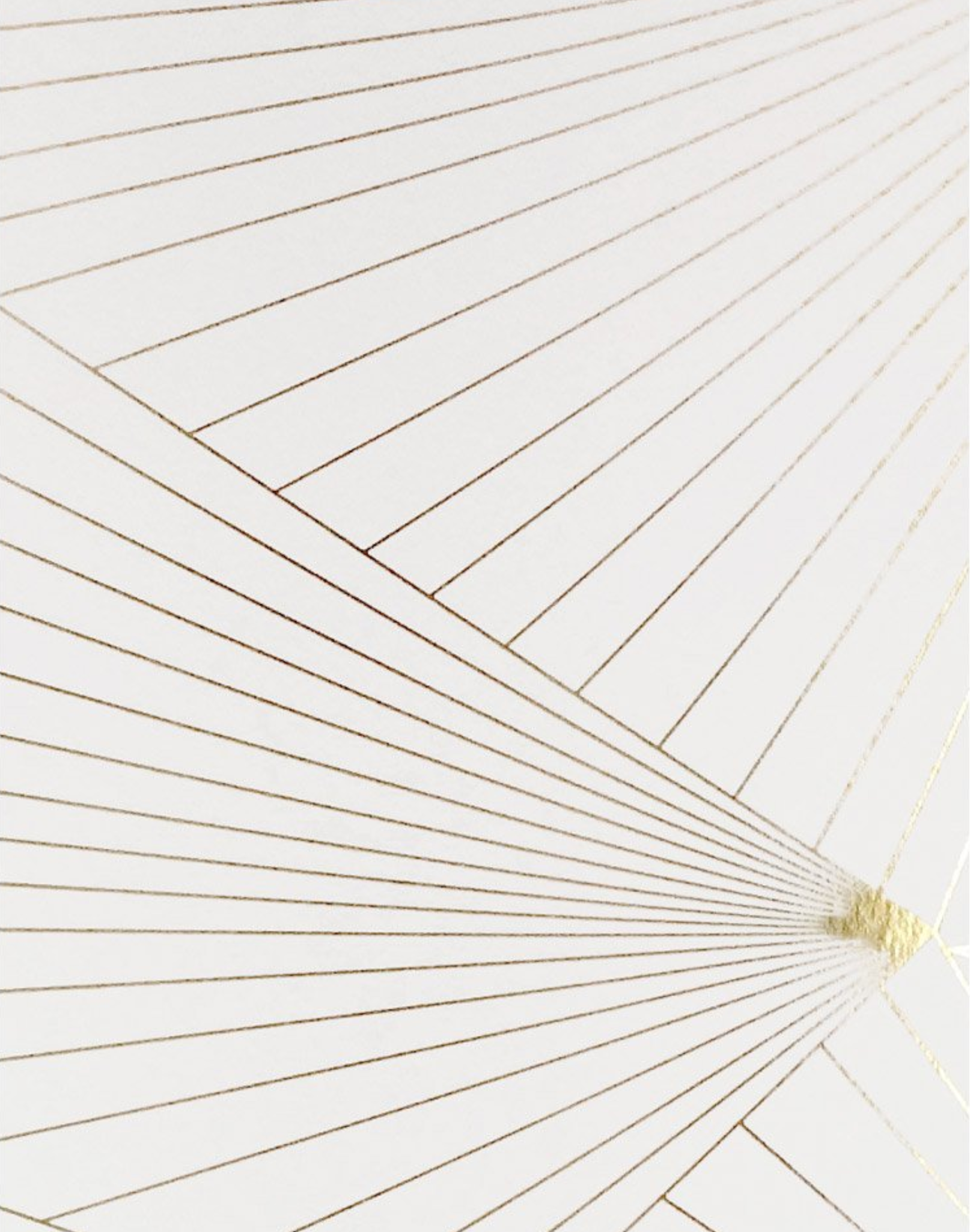 Fan, Gold & White – The Pattern Collective