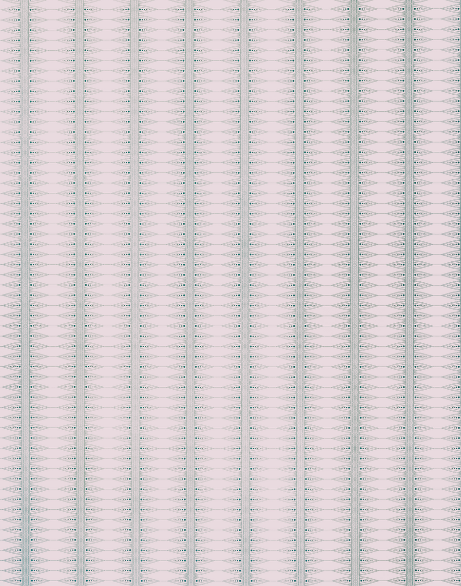 Indian Stripe, Pink & Teal – The Pattern Collective