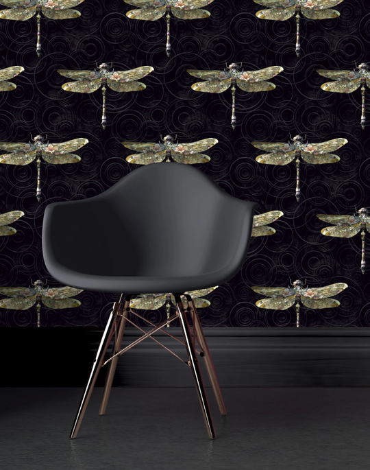 Insects Noir, Anisoptera Botanicus – The Pattern Collective
