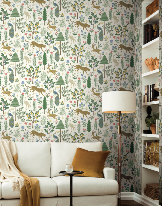 Menagerie White RP7305 – The Pattern Collective